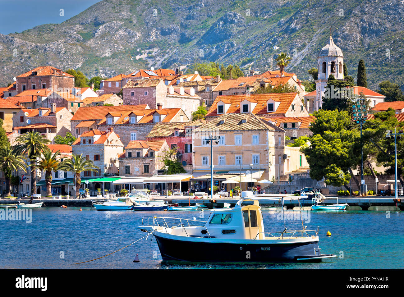 Town of Cavtat waterfront view, south Dalmatia, Croatia Stock Photo - Alamy