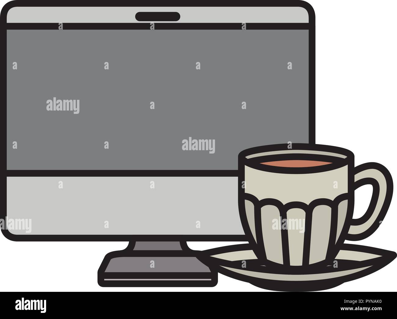 Desktop cooking Stock Vector Images - Alamy