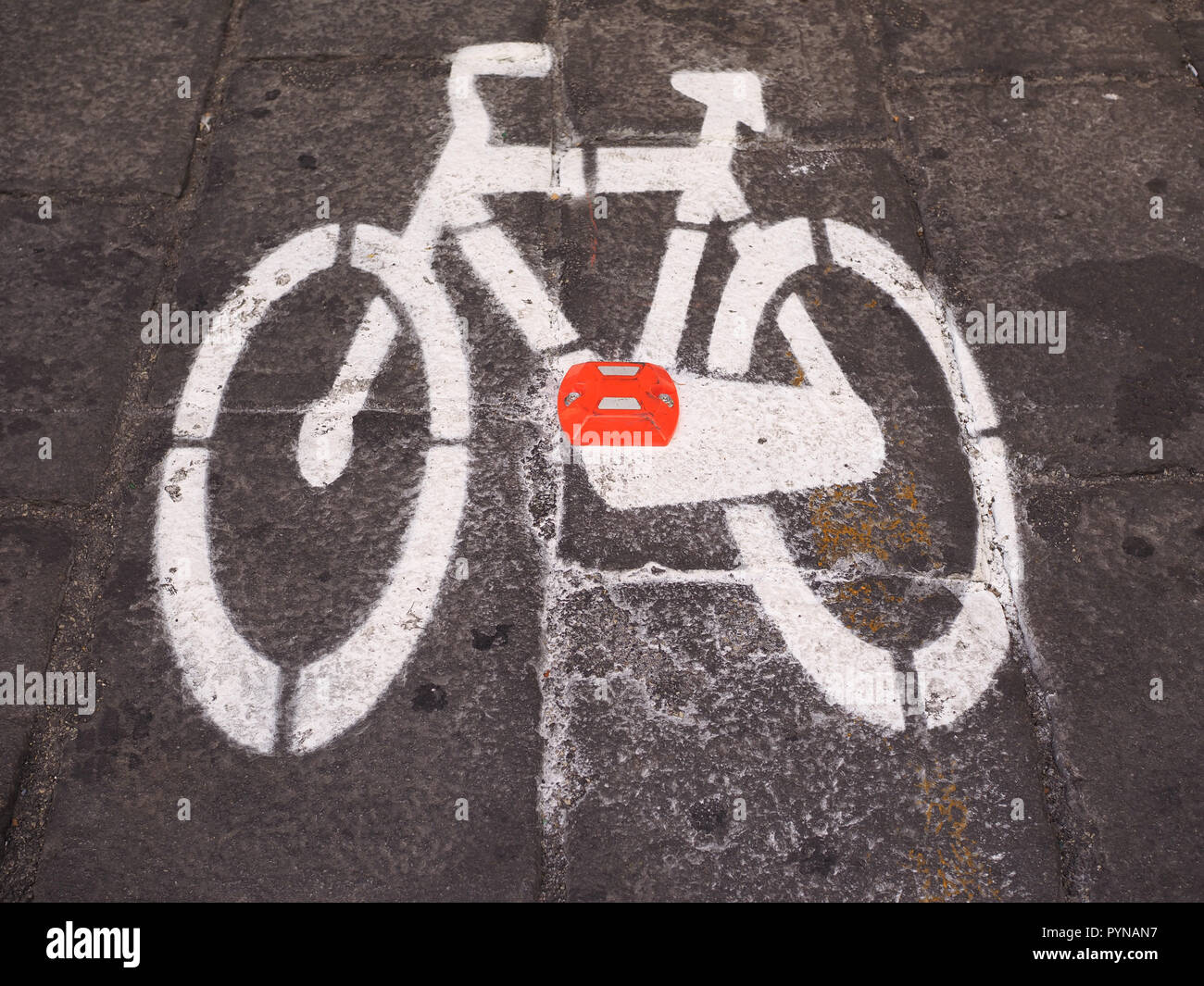 Bike lane (aka cycle lane) sign for bikeways cycleways traffic sign ...