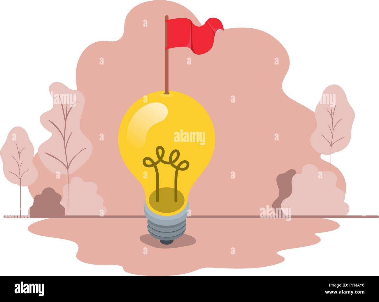 Flag illumination Stock Vector Images - Alamy