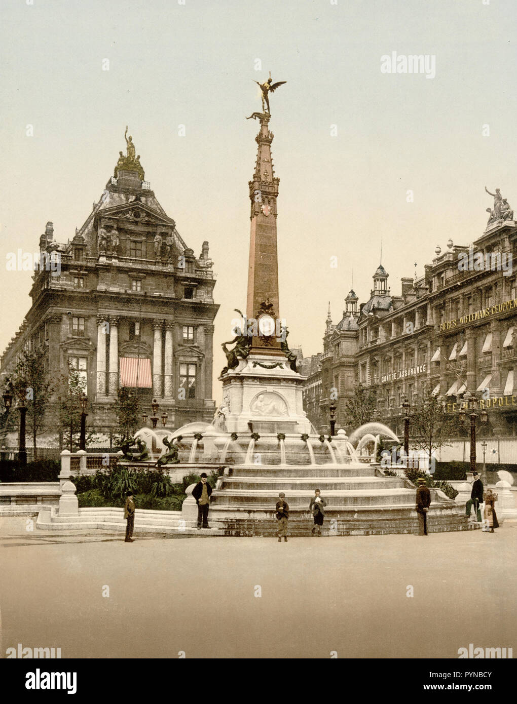 Anspach monument hi-res stock photography and images - Alamy