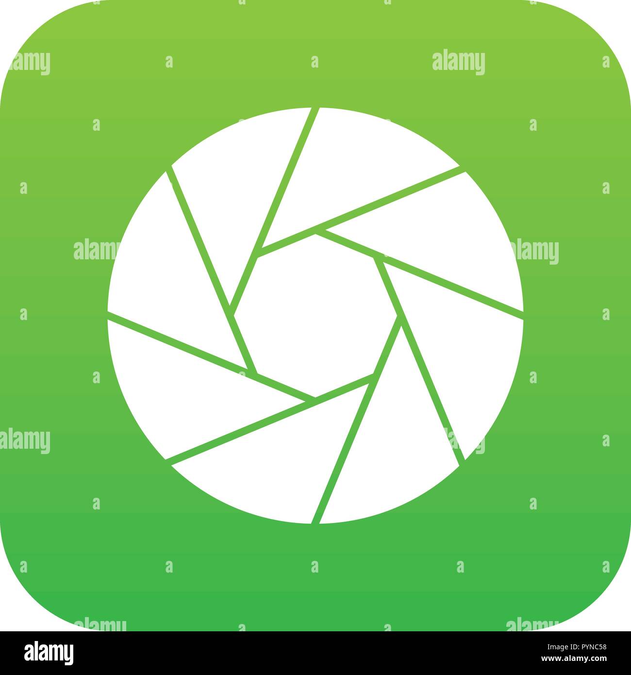 Little objective icon digital green Stock Vector Image & Art - Alamy