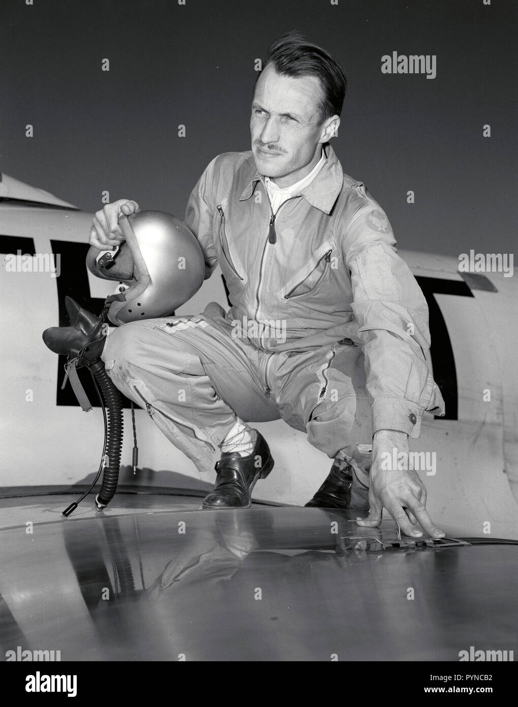 George E. Cooper; Ames Test Pilot ca. 1949 Stock Photo - Alamy
