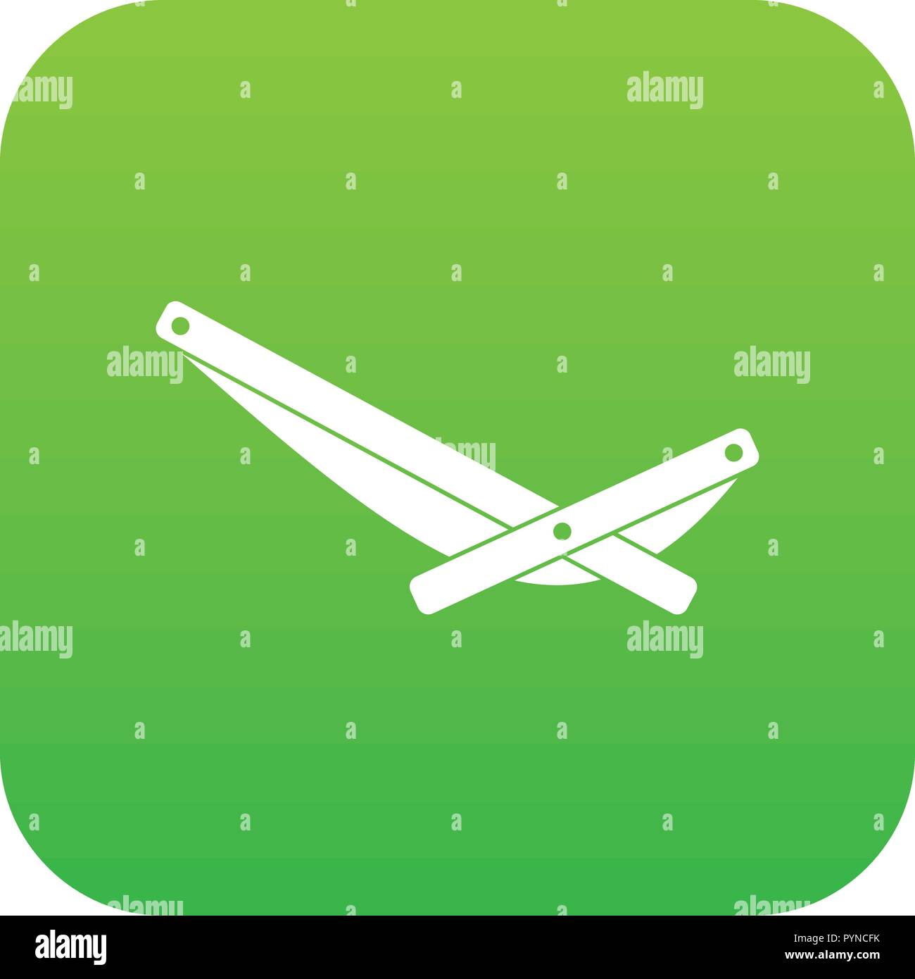 Recliner icon digital green Stock Vector Image & Art - Alamy