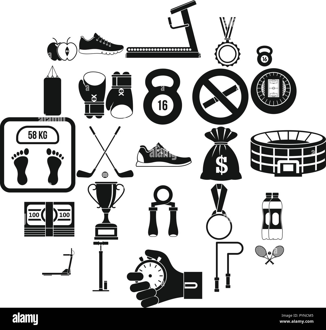 Kick boxing match Stock Vector Images - Alamy