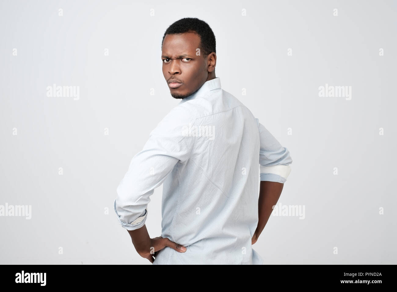 Male Model Looking Back Turned High Resolution Stock Photography and ...