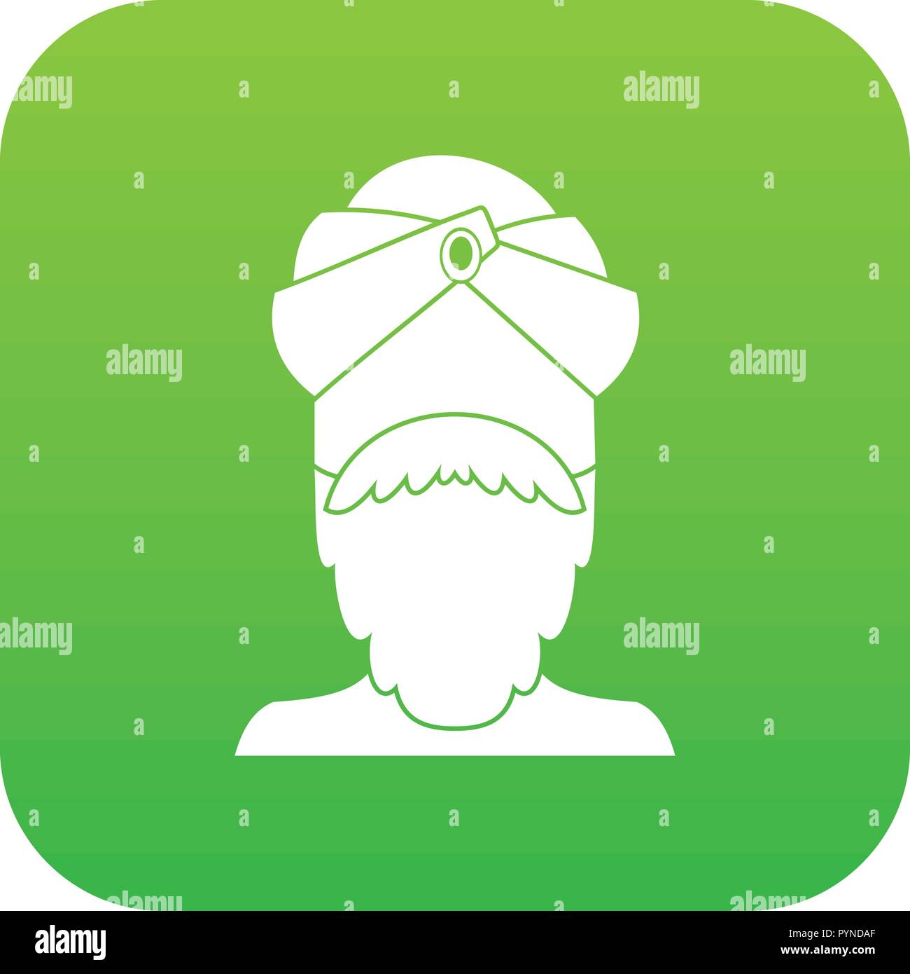 Indian man icon digital green Stock Vector Image & Art - Alamy