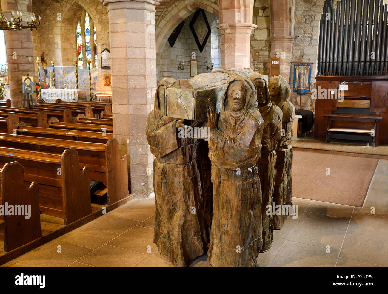 Carrying coffin, church hi-res stock photography and images - Alamy