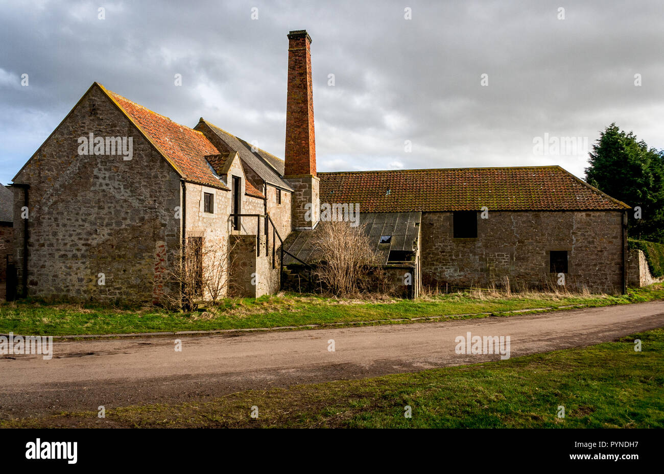 Nineteenth Century Threshing barn, Granary, Engine house and Chimney at ...