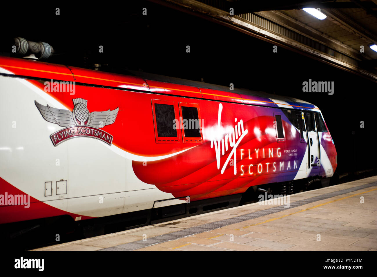 Class 91101 flying scotsman hi-res stock photography and images - Alamy