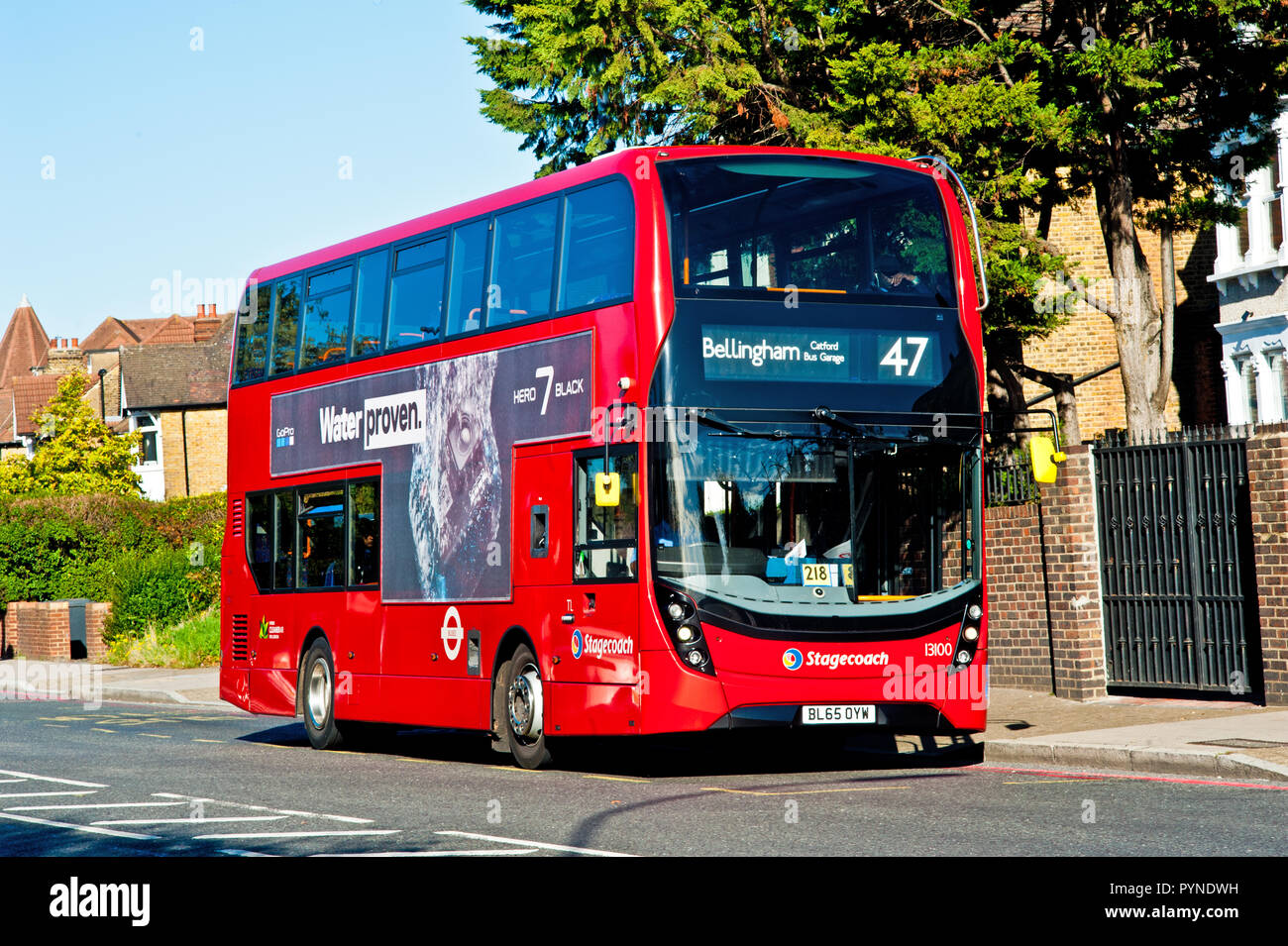 No 47 Bus for Bellingham, Bromley Road, Catford, Borough of Lewisham ...
