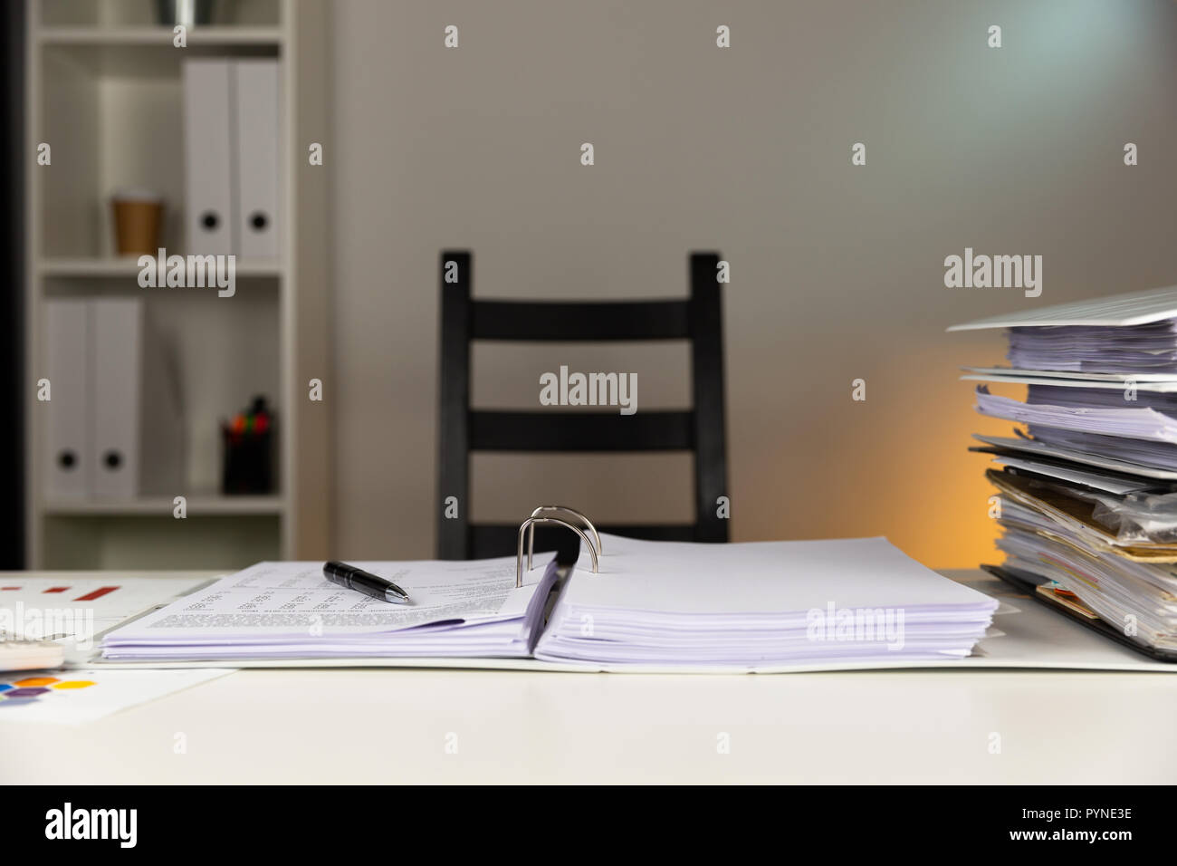 Folders on table hi-res stock photography and images - Alamy