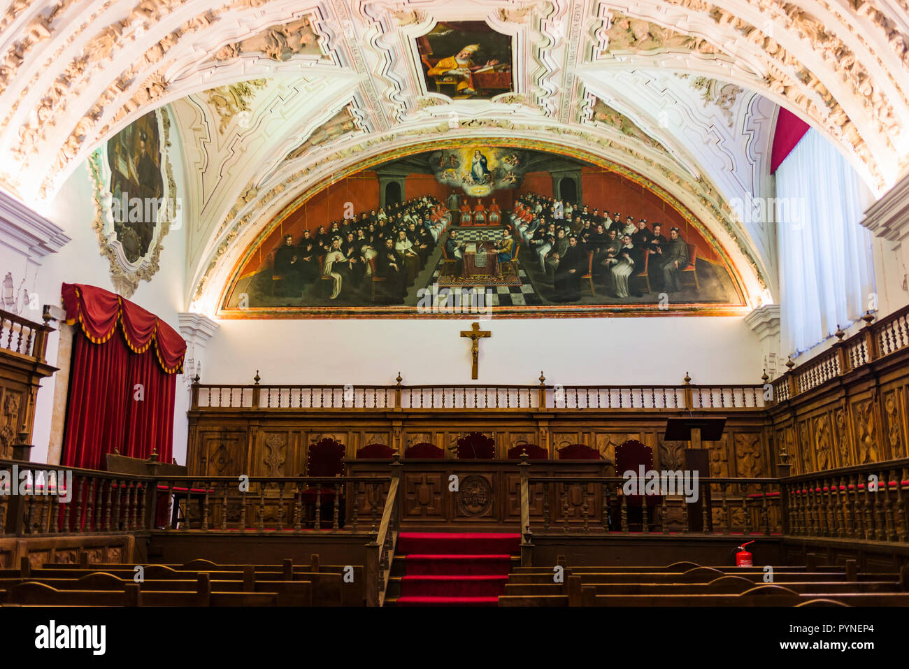 The Pontifical University and the Clerecia Building. Aula Magna. This ...