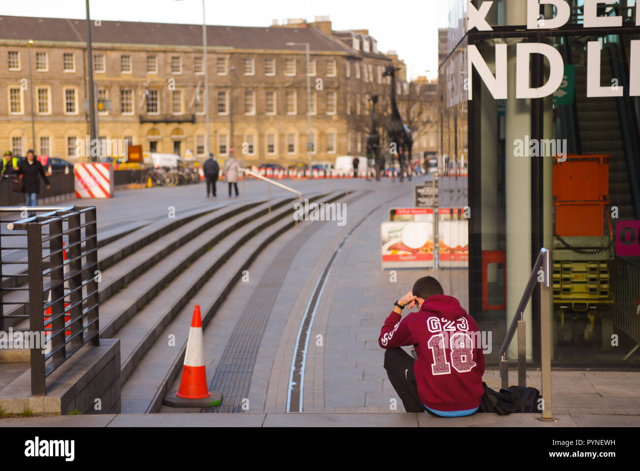 Siting steps hi-res stock photography and images - Alamy