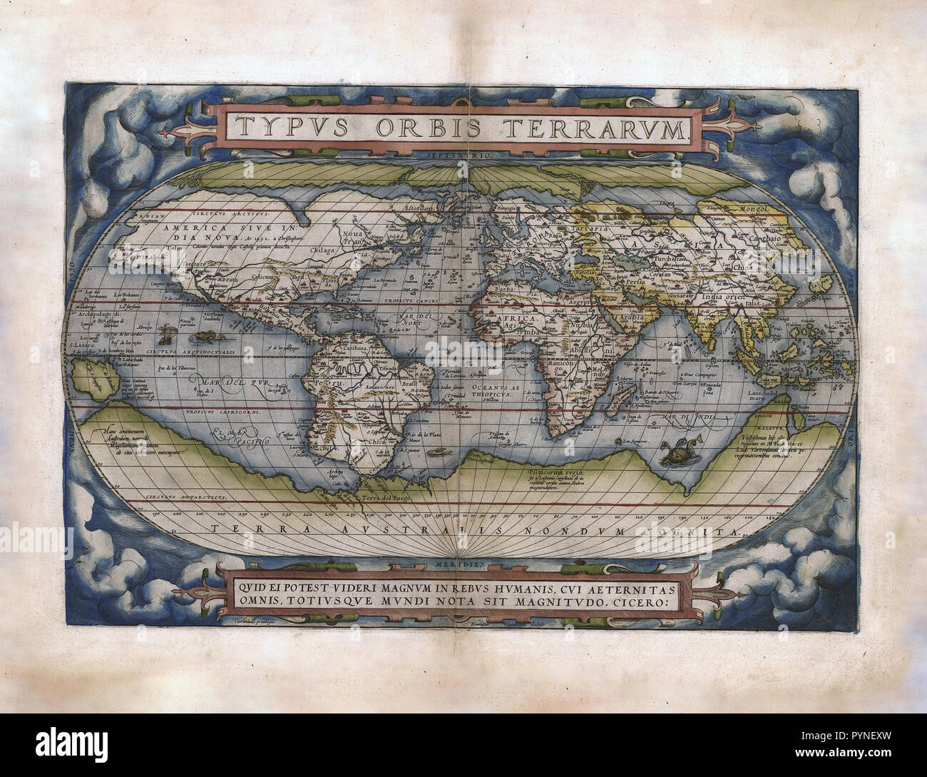 Abraham Ortelius - First World Atlas ca. 1570 - Theatrvm orbis terrarvm ...