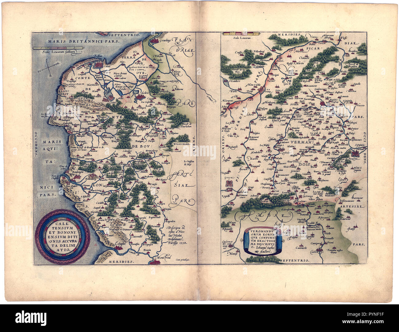 1570s maps hi-res stock photography and images - Alamy