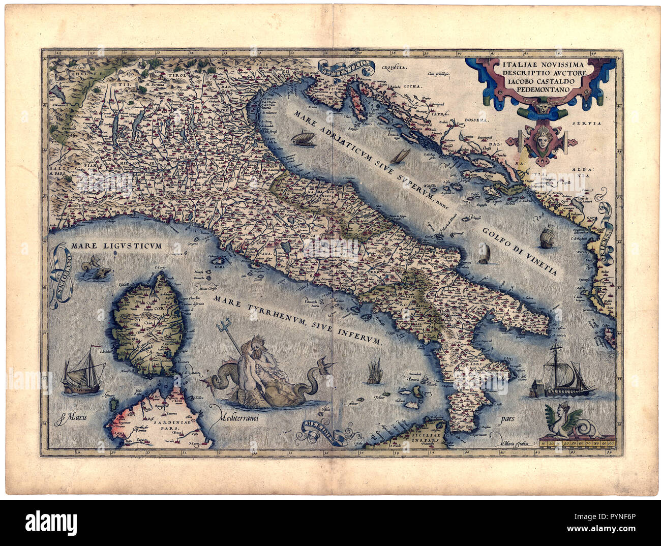 1500s italy map hi-res stock photography and images - Alamy