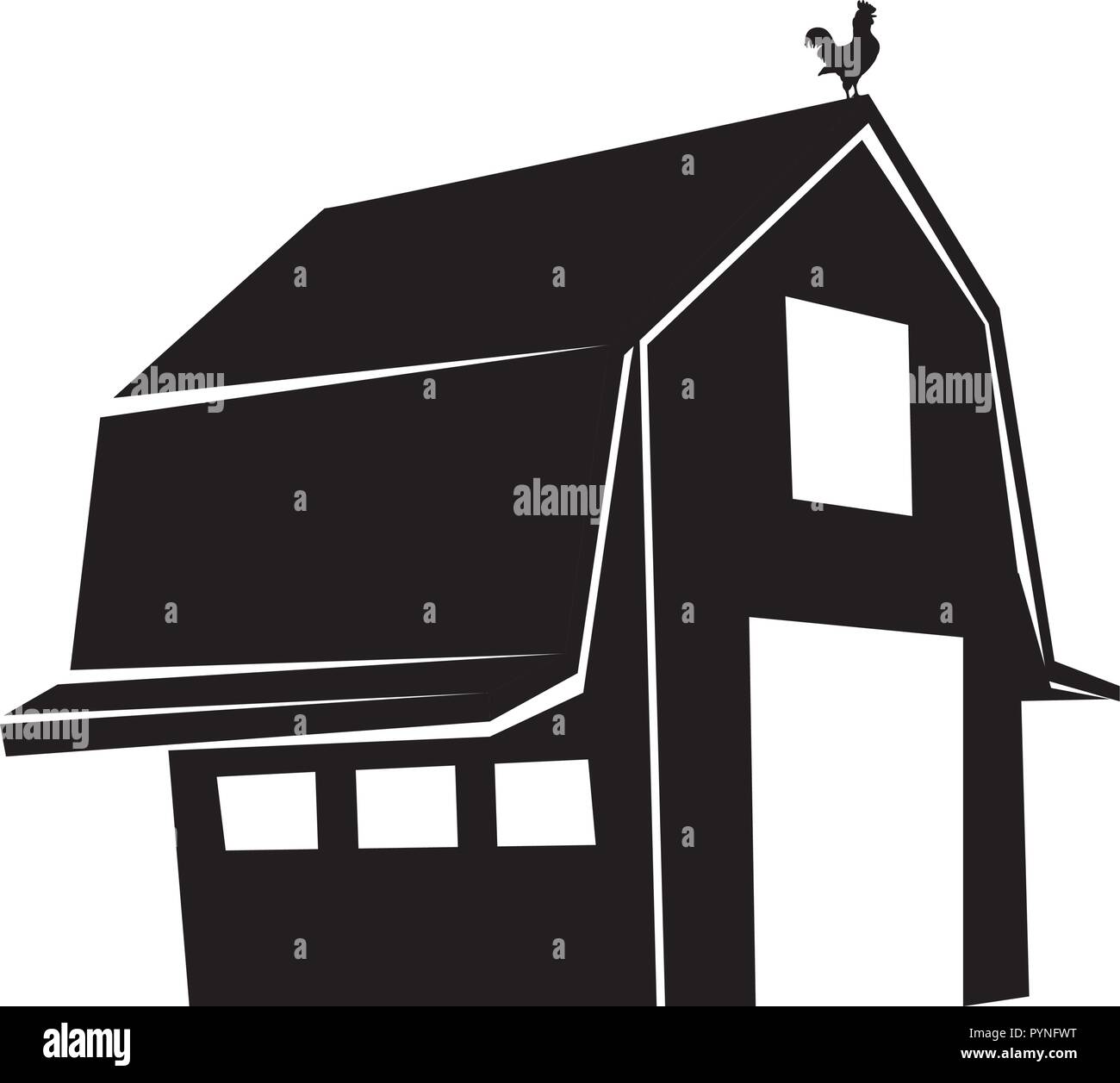 Farm stables Stock Vector Images - Alamy