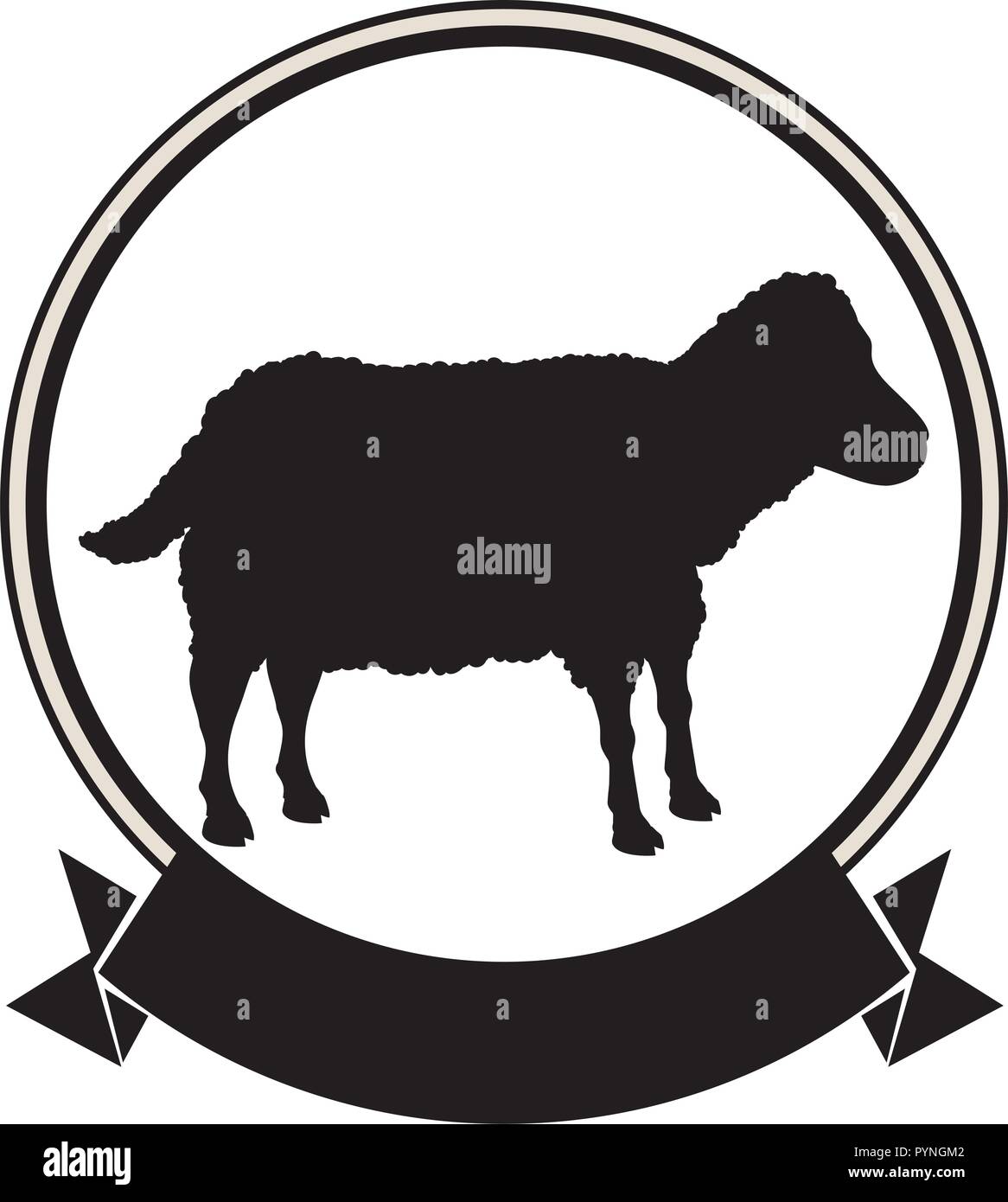 sheep animal farm icon vector illustration design Stock Vector Image ...