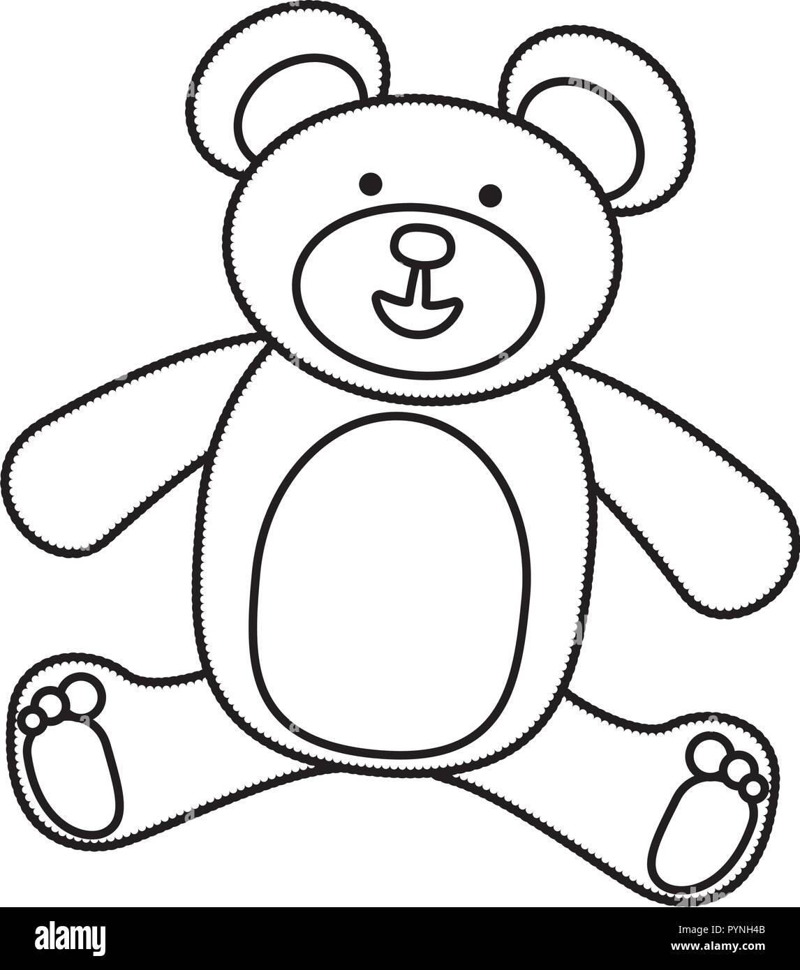 cute bear teddy character vector illustration design Stock Vector Image ...