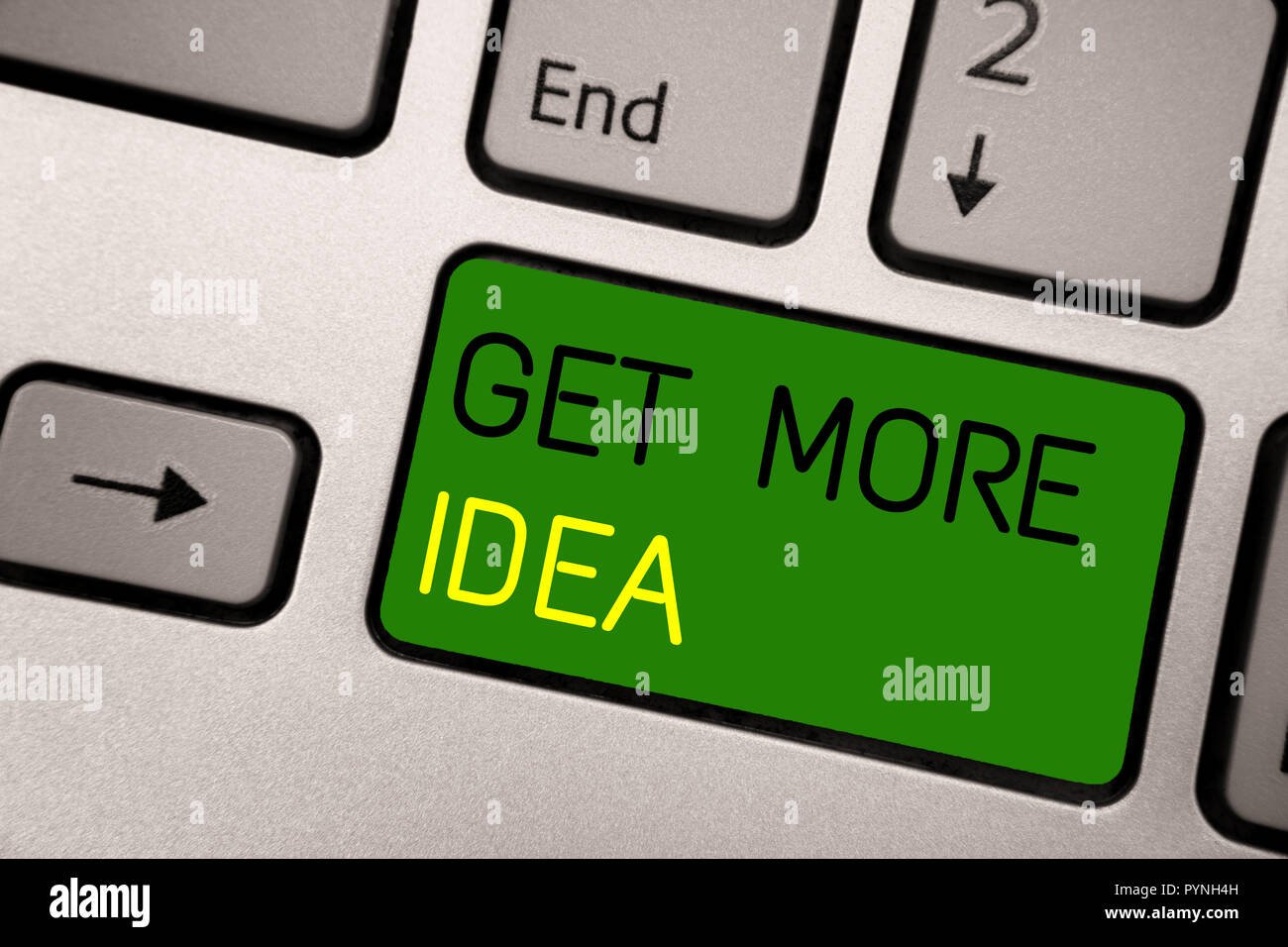 Writing note showing Get More Idea. Business photo showcasing Random ...