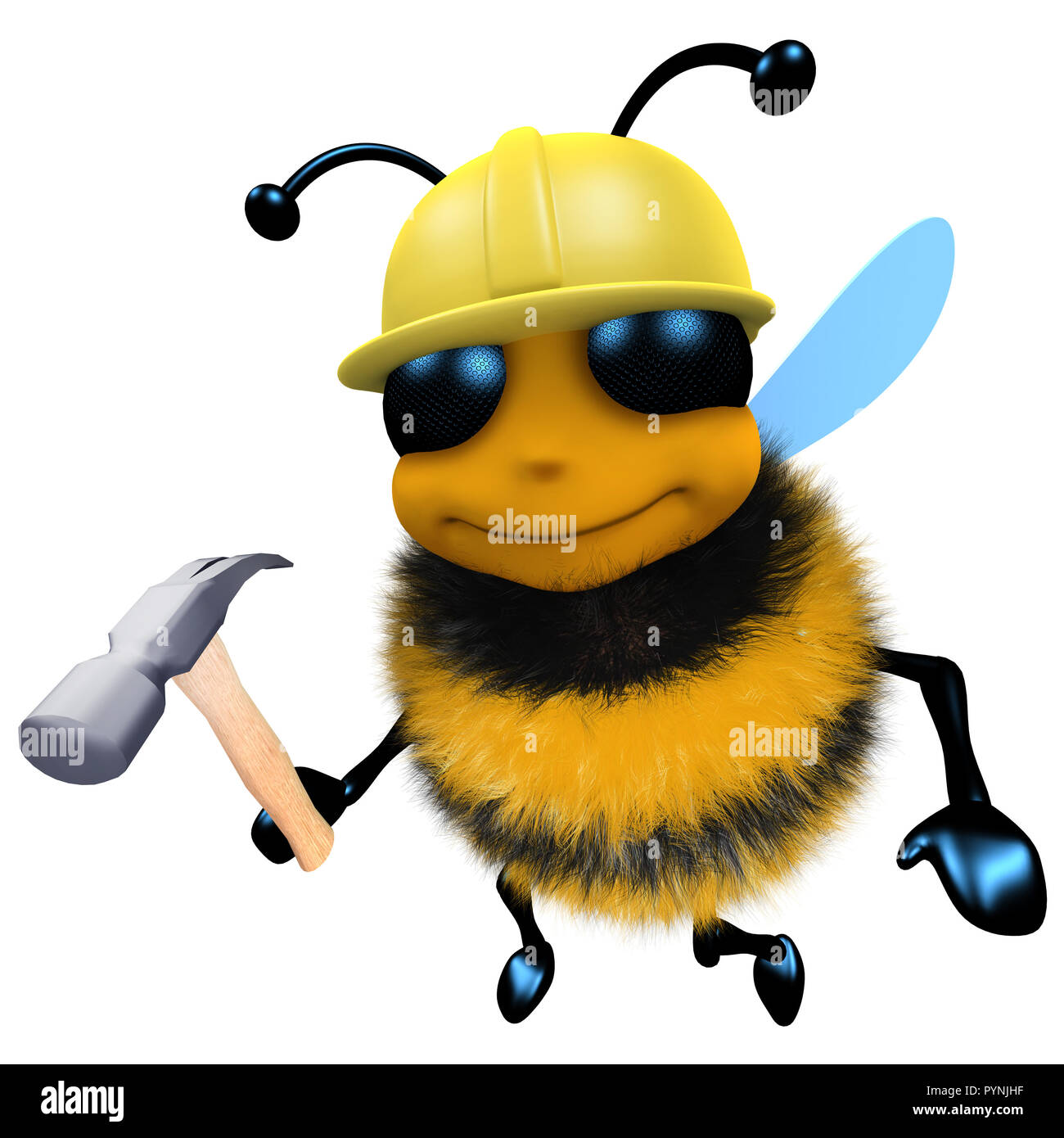 3d honey bee construction hi-res stock photography and images - Alamy
