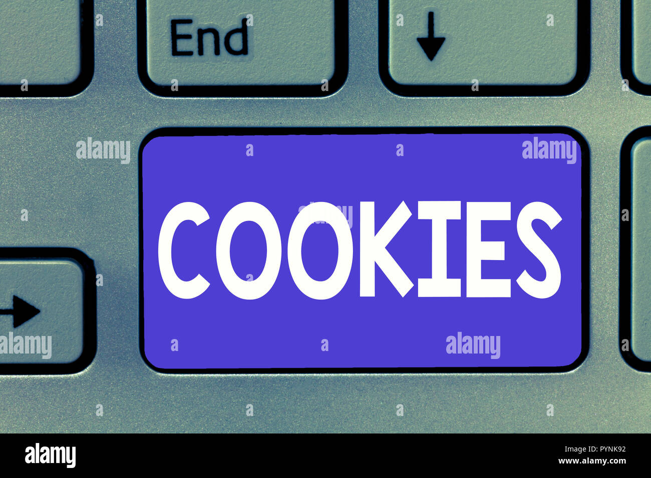 Writing note showing Cookies. Business photo showcasing Sweet biscuit ...