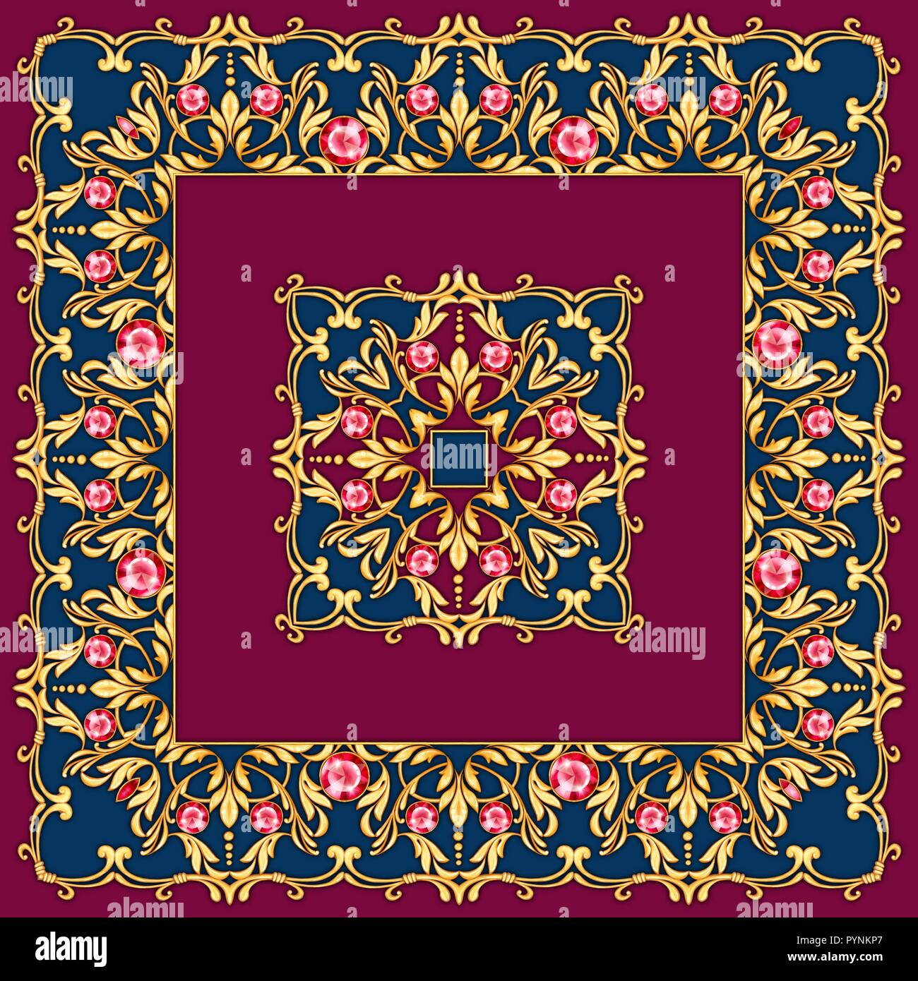 Floral kerchief hi-res stock photography and images - Alamy