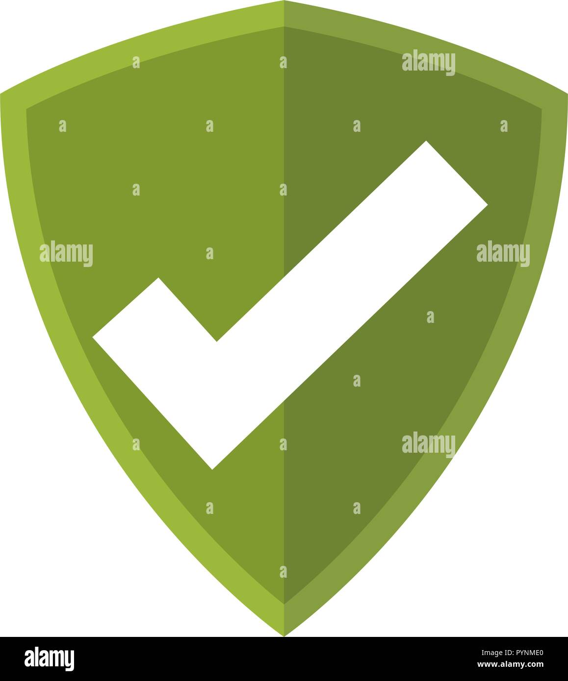 safe secure shield with check symbol vector illustration design Stock ...