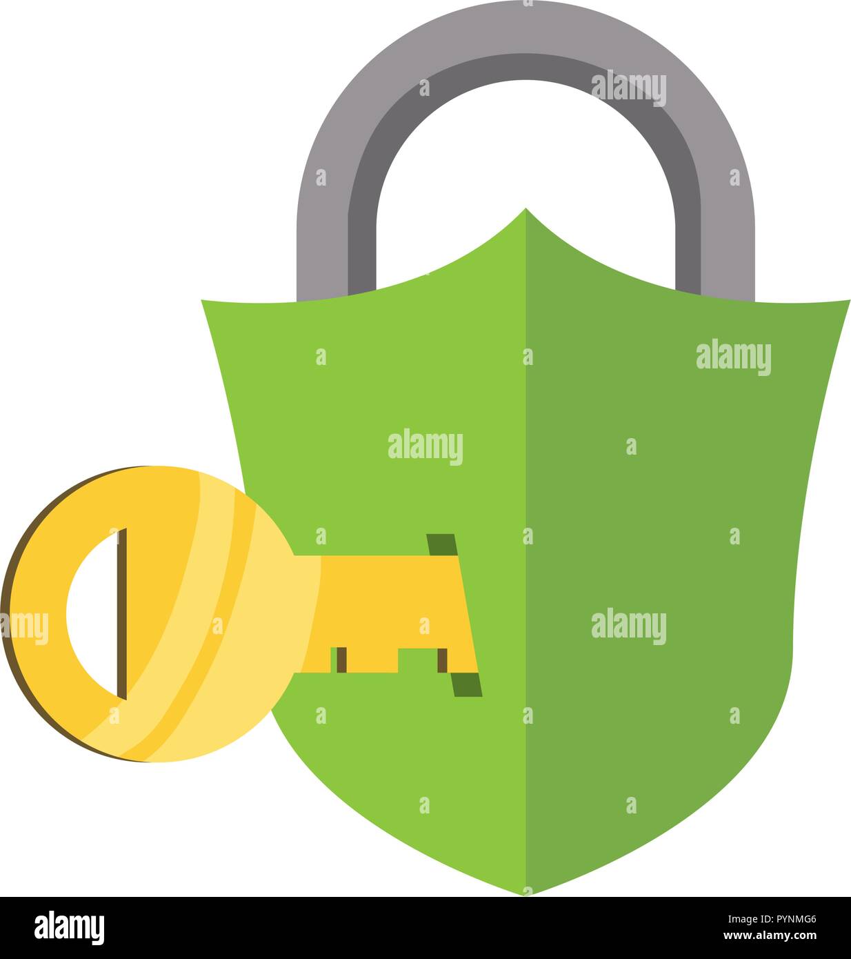 secure padlock isolated icon vector illustration design Stock Vector ...