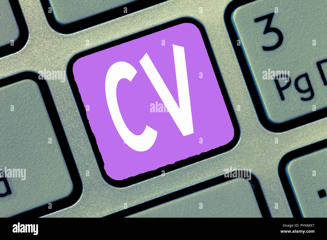 Word writing text Cv. Business concept for Job seeker life experiences ...
