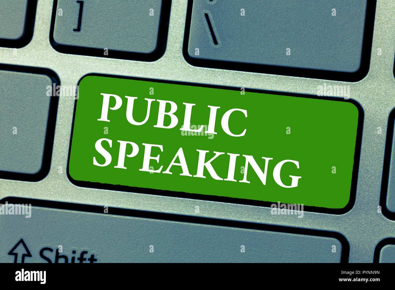 Text sign showing Public Speaking. Conceptual photo talking people ...