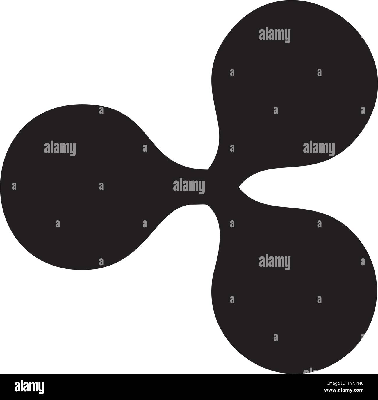 electronic commerce with ripple symbol vector illustration design Stock ...