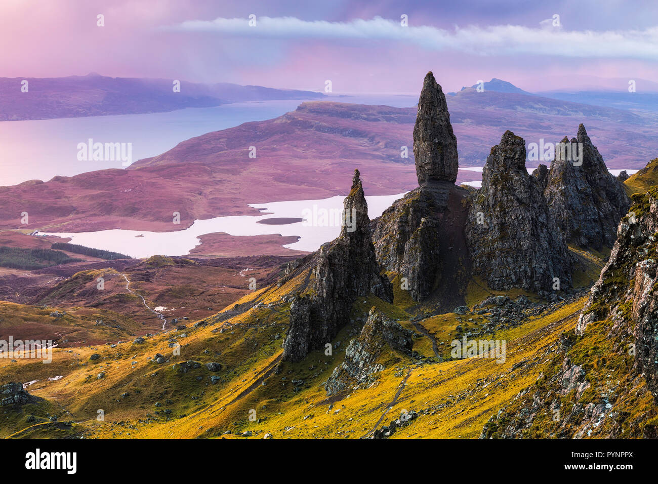 Old Man of Storr, Trotternish Peninsula, Isle of Skye, Inner Hebrides ...