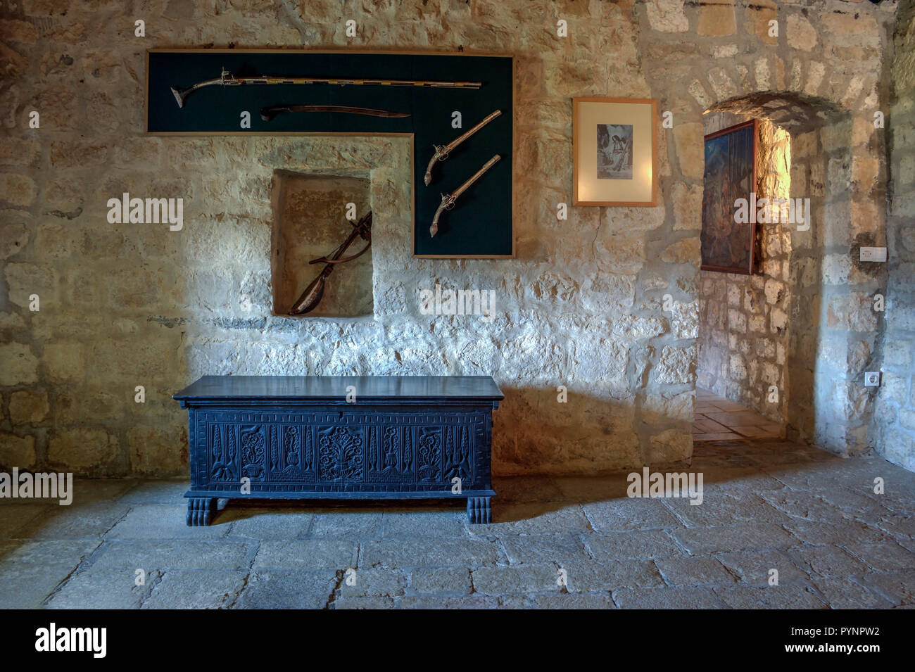Njegusi, Montenegro - Interior of the birth house (18th century) of ...