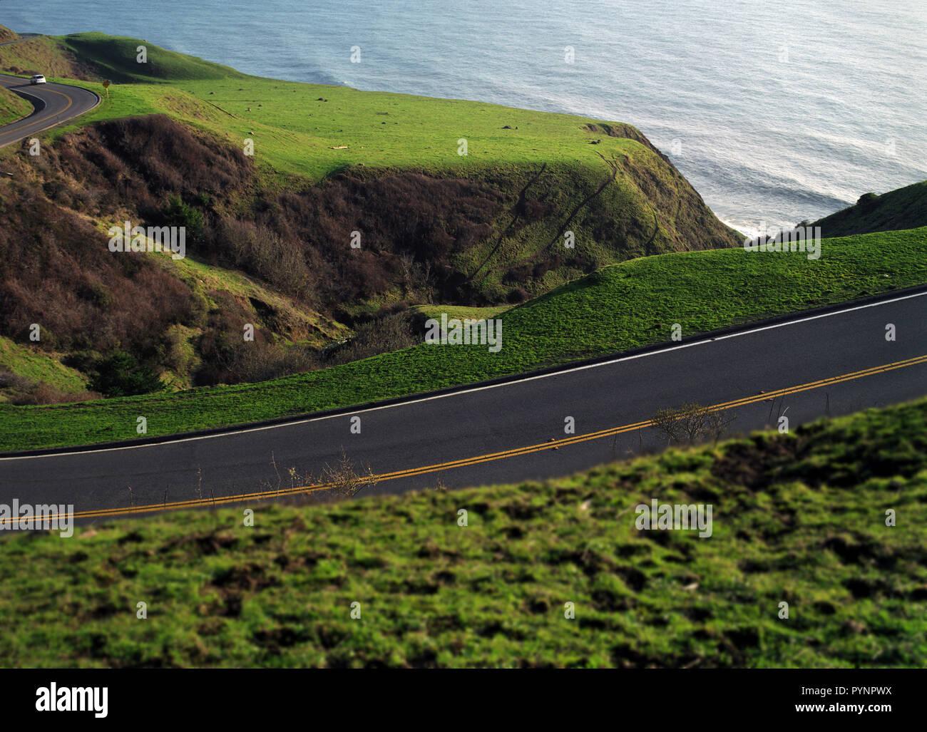 Mountain Road Side View