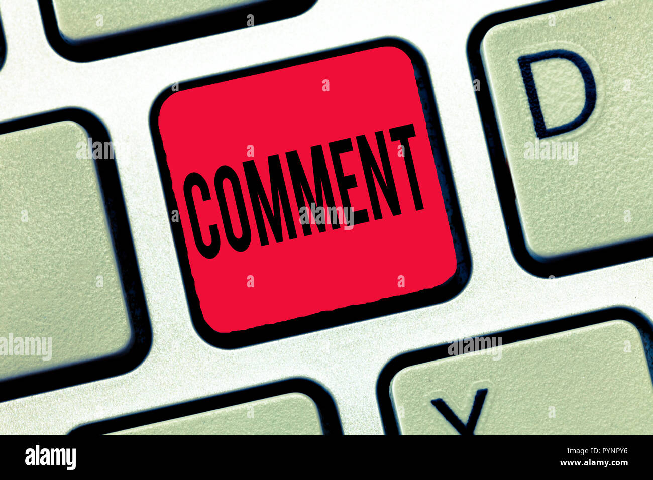 Handwriting text writing Comment. Concept meaning Verbal Written remark ...