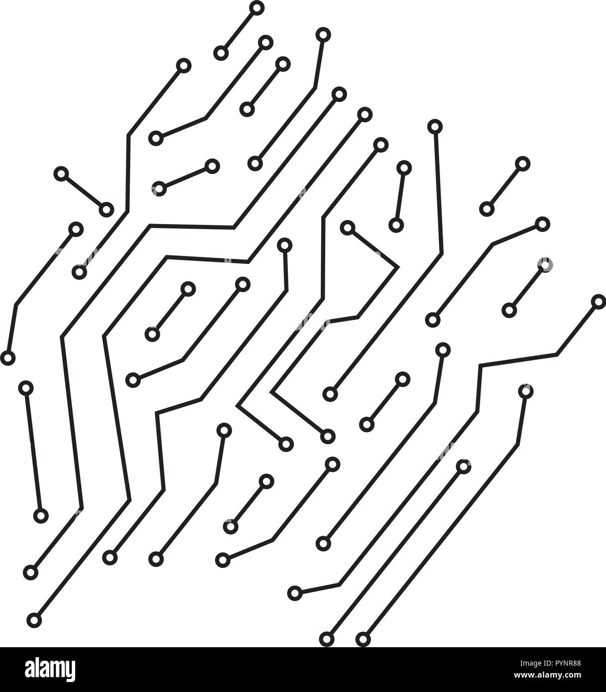 circuit electronic pattern background vector illustration design Stock ...