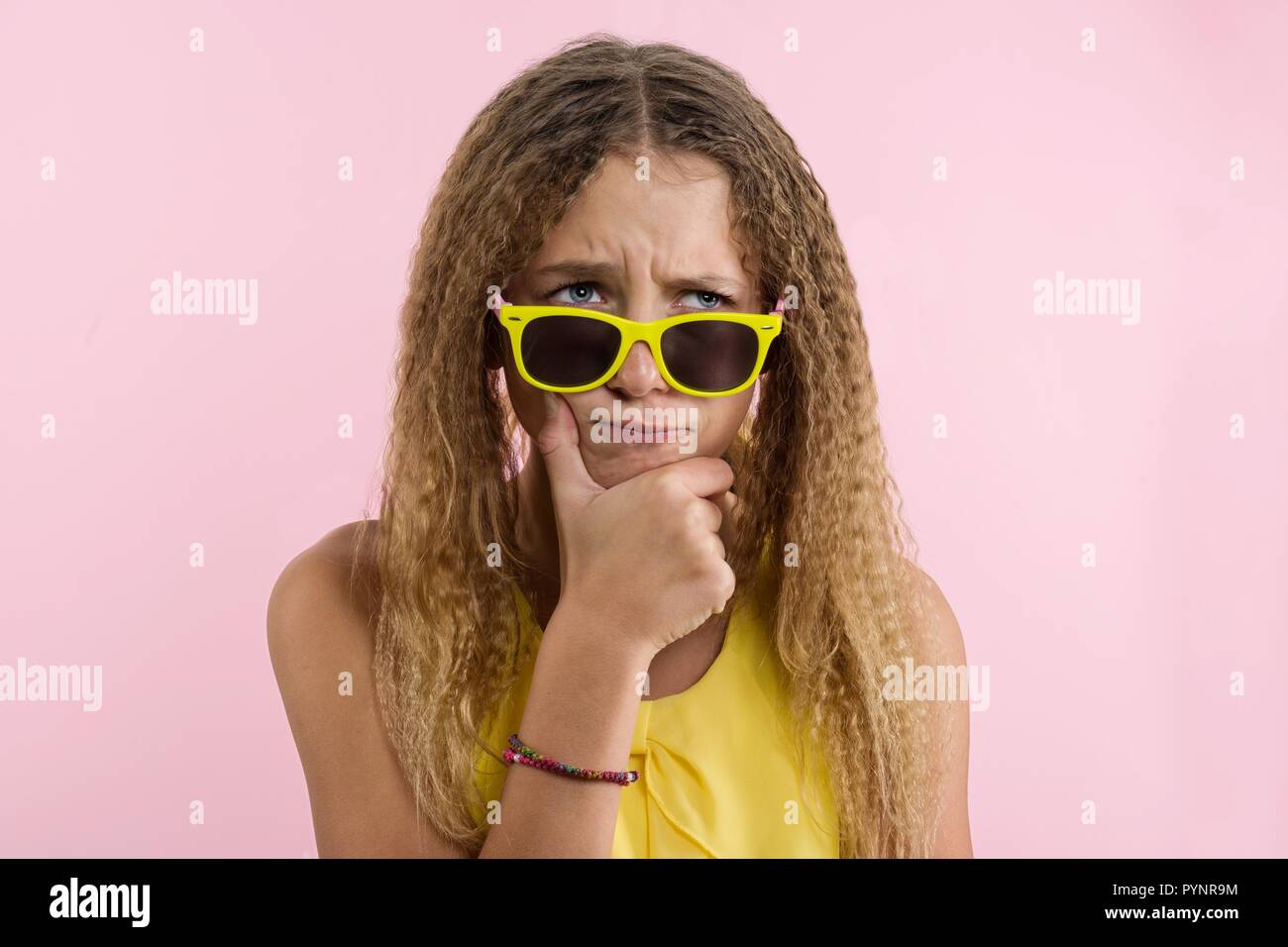 Frowning his eyebrows hi-res stock photography and images - Alamy