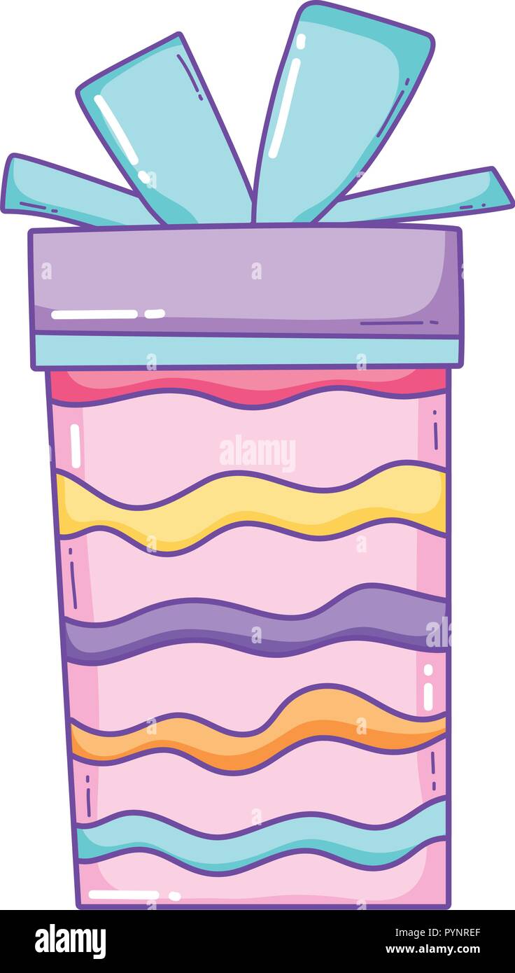 Birthday giftbox cartoon Stock Vector Image & Art - Alamy