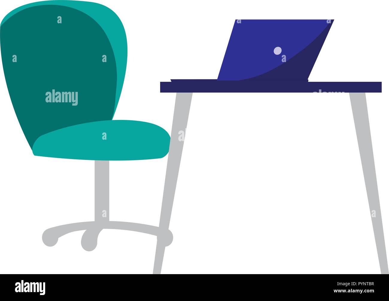 Portable workstation Stock Vector Images - Alamy