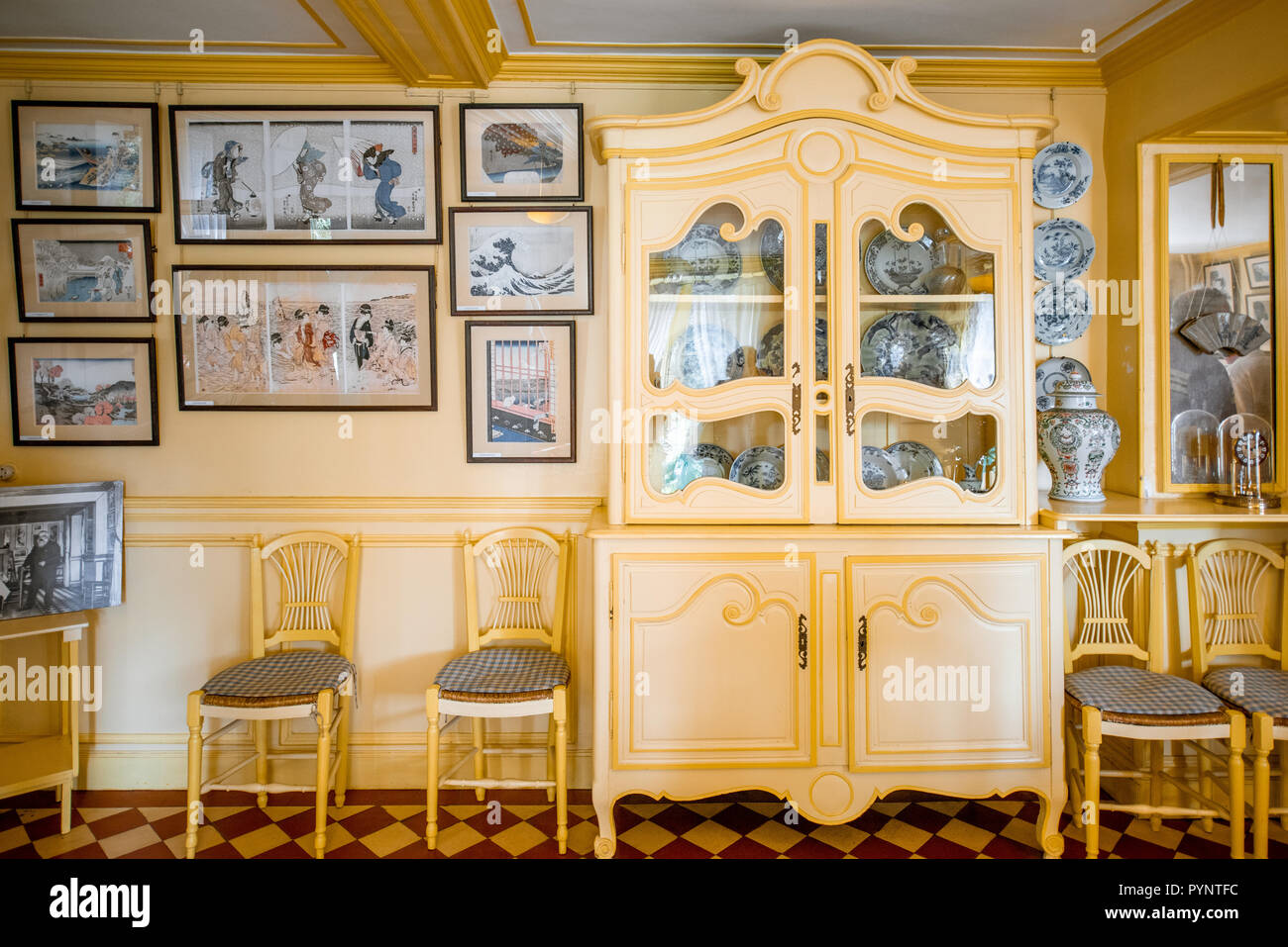 Inside monet house hi-res stock photography and images - Alamy