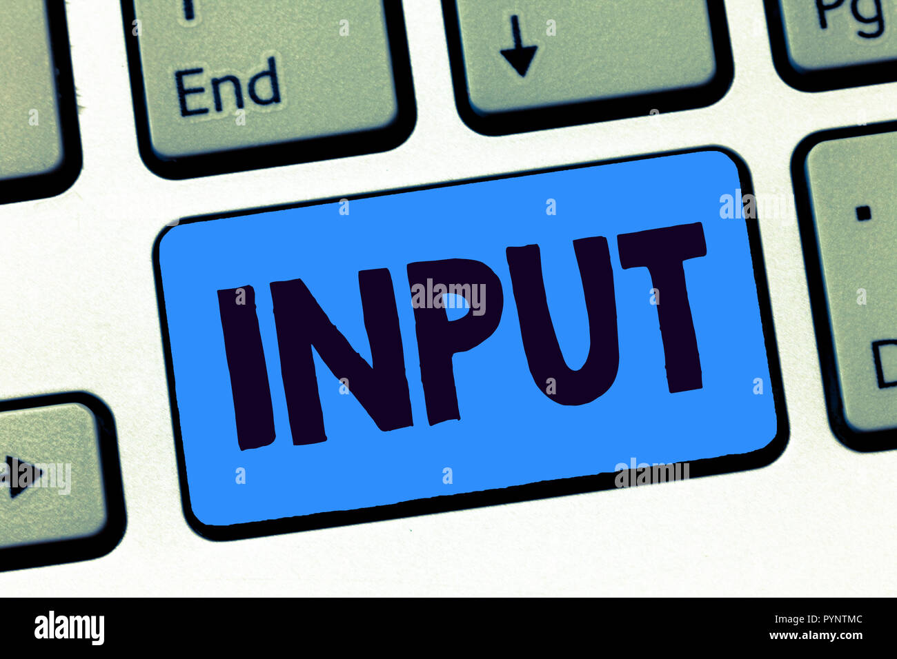 Word writing text Input. Business concept for place where device ...