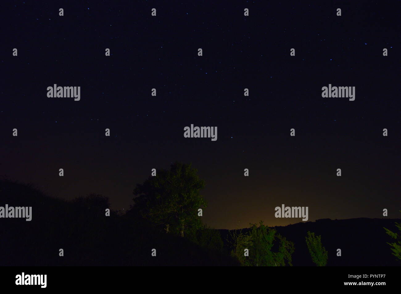 Photograph of the stars on a clean day of summer clouds through a Lush ...