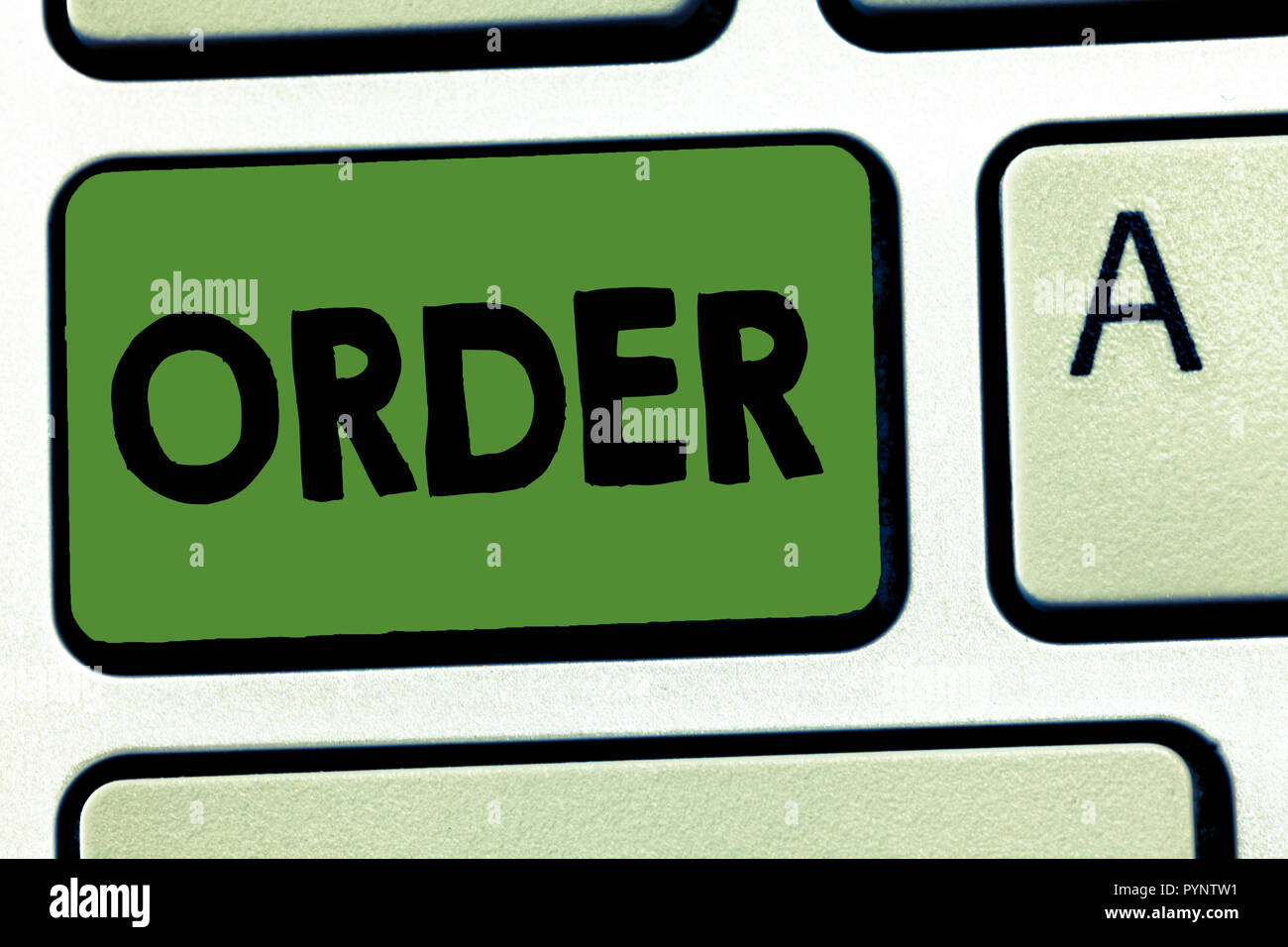 Word writing text Order. Business concept for arrangement of people or ...