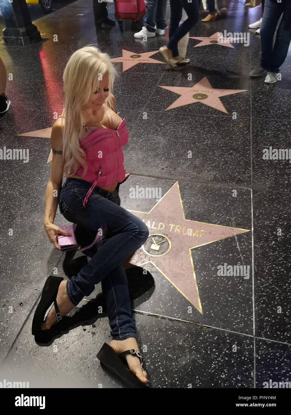 'Celebrity Big Brother' star Frenchy Morgan poses lovingly with Donald ...