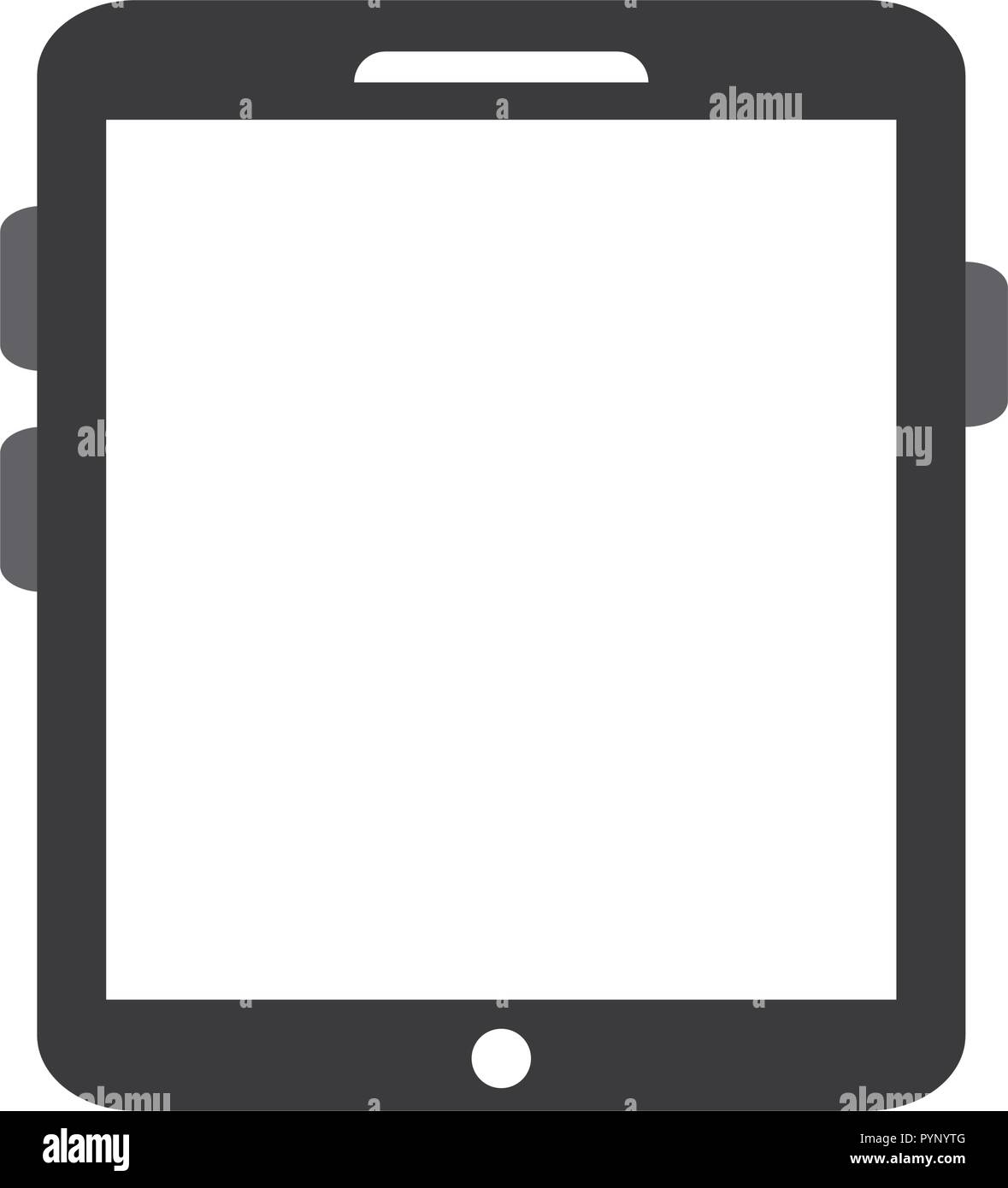 Tablet blank screen isolated symbol vector illustration graphic design ...