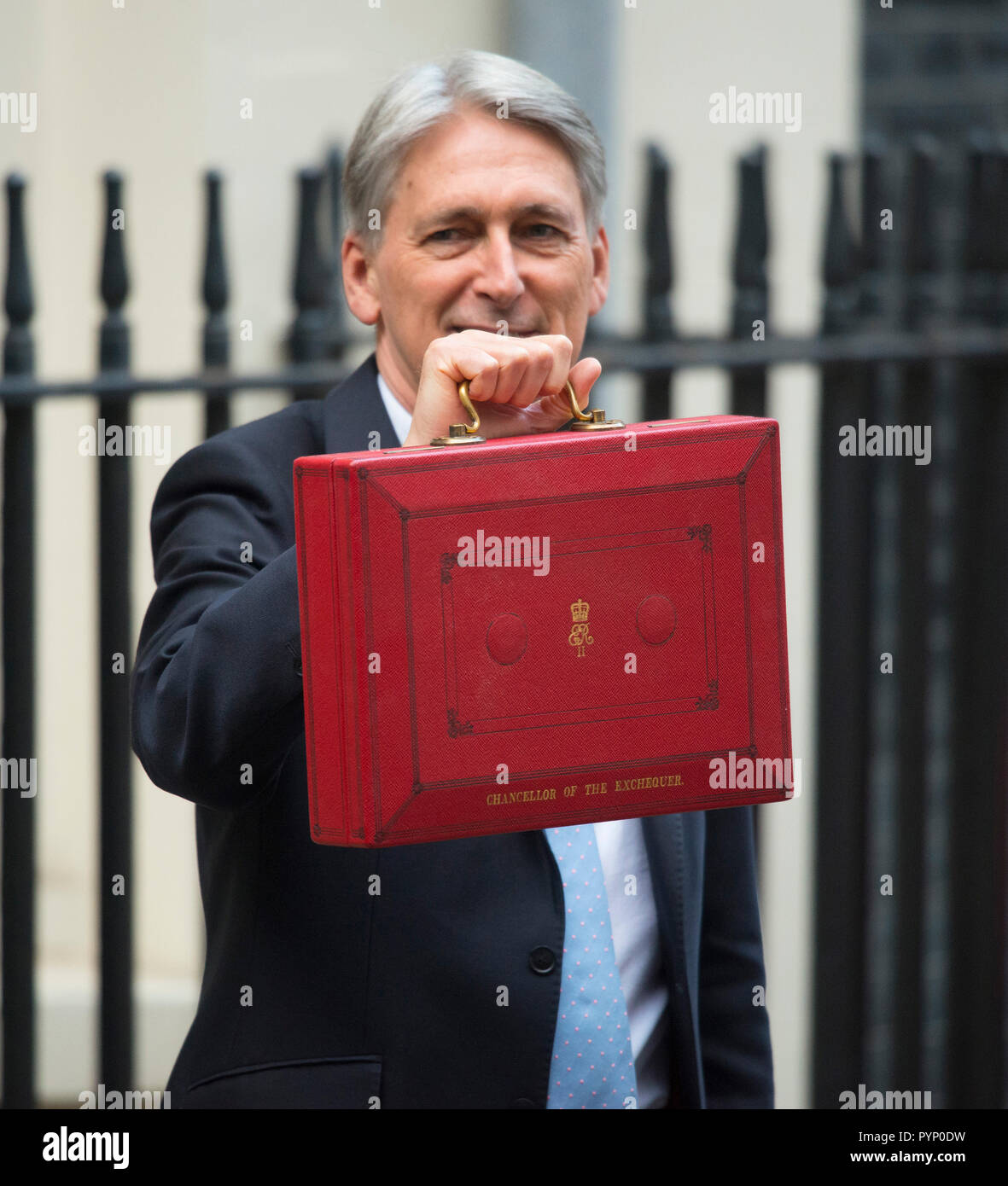 11 Downing Street, London, UK. 29 October, 2018. British Chancellor of ...