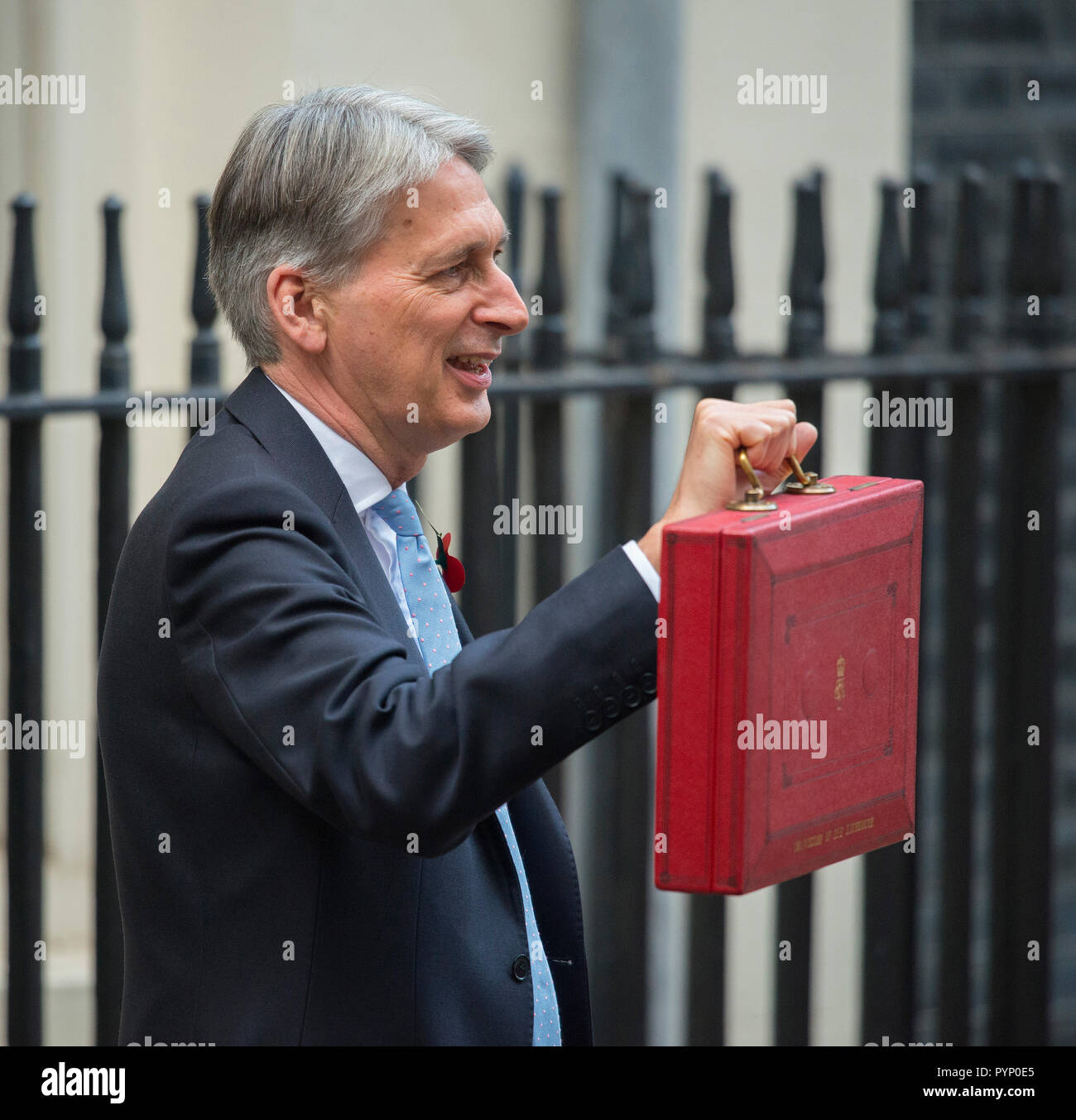 11 Downing Street, London, UK. 29 October, 2018. British Chancellor of ...