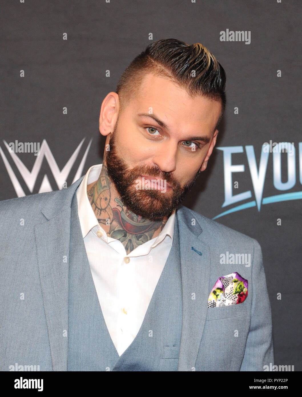 NEW YORK, NY - OCTOBER 28: Cory Graves attends the WWE first ever all ...